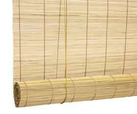 Bamboo Faux Window Valance | The Painted Hive